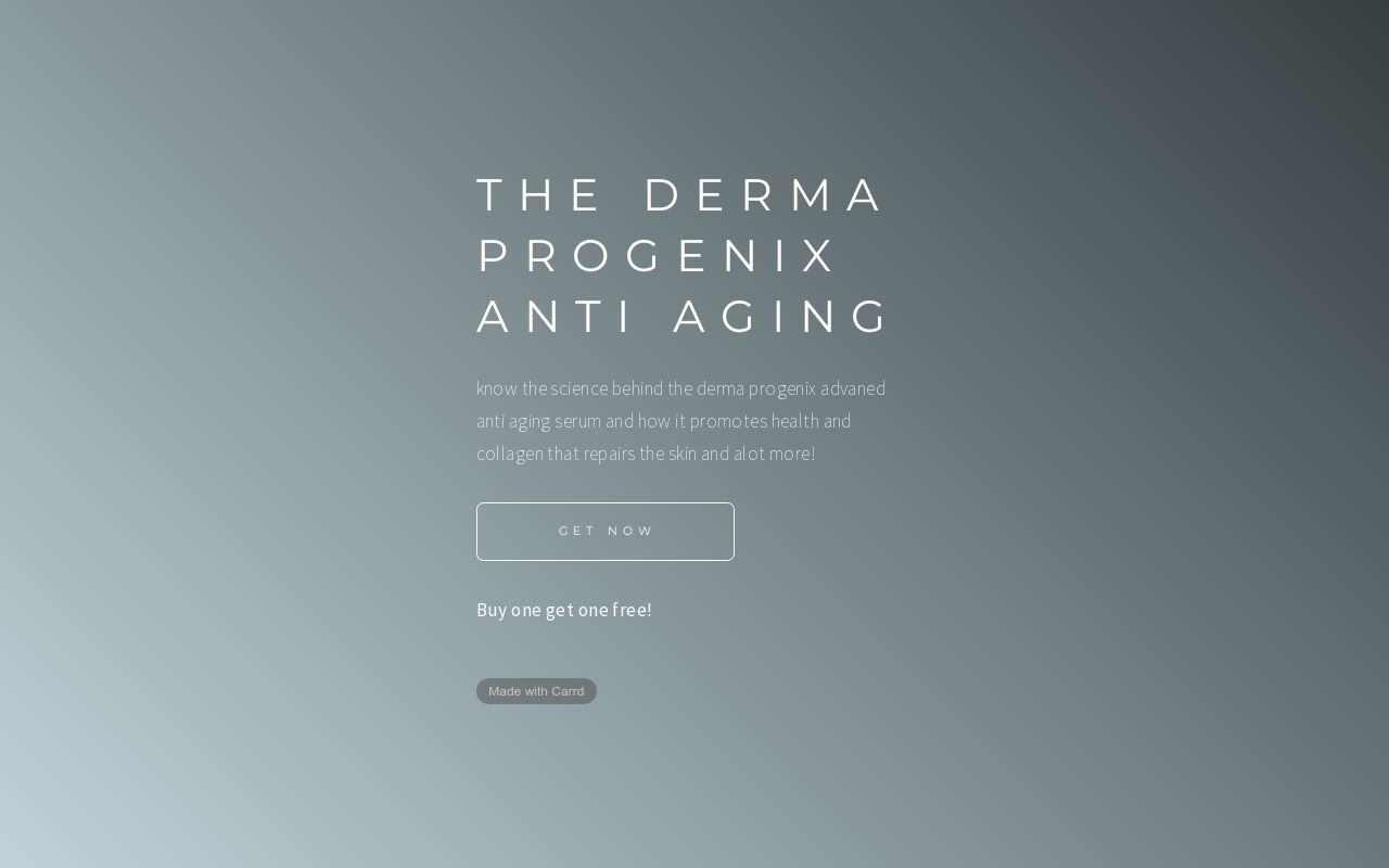 the derma progenix anti aging